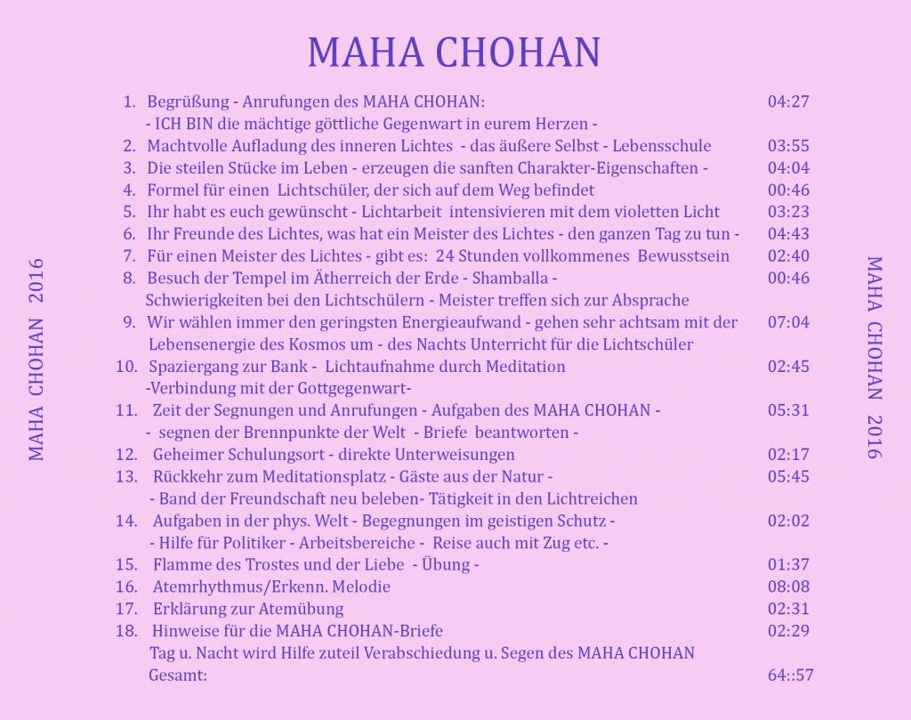 CD1 MAHA CHOHAN - Lichtschueler.com